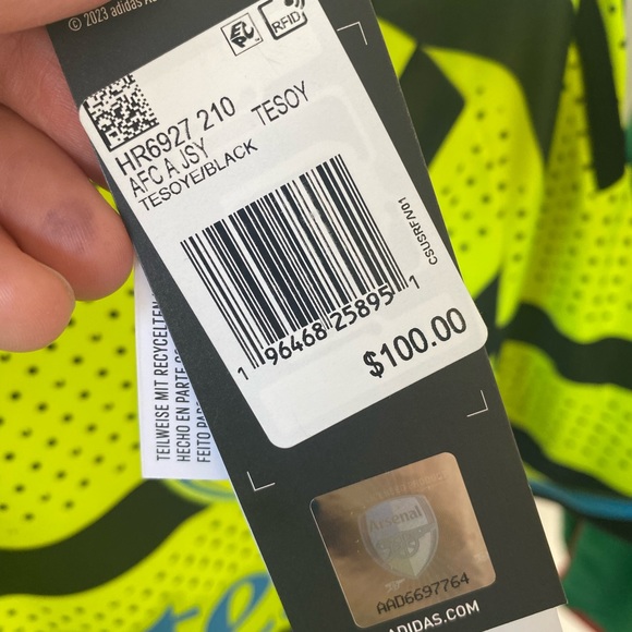 adidas | Shirts | Adidas 2232024 Arsenal Fc Away Soccer Jersey | Poshmark